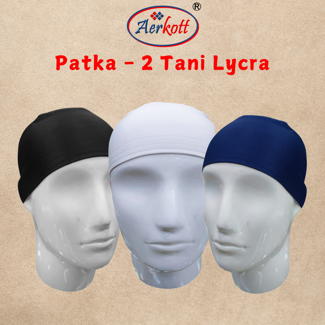 2 Tani Patka White Lycra/Synthetic – Sikh World